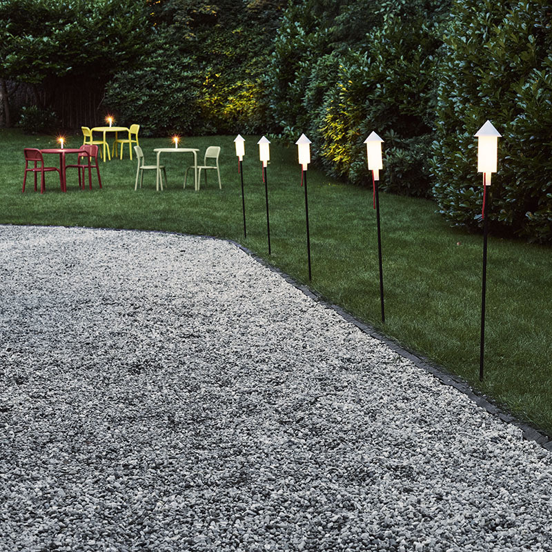 Set de 3 lampes solaires LED Prêt a Racket - Fatboy | Comptoir des Lustres