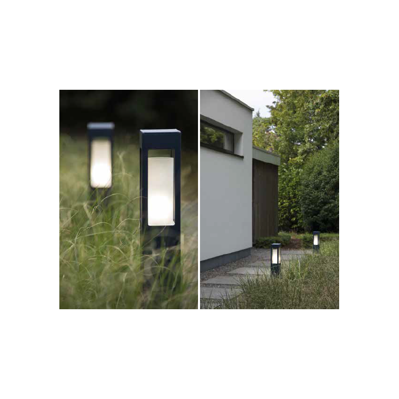 Borne d'extérieur Brick² 50 cm - Roger Pradier | Comptoir des Lustres