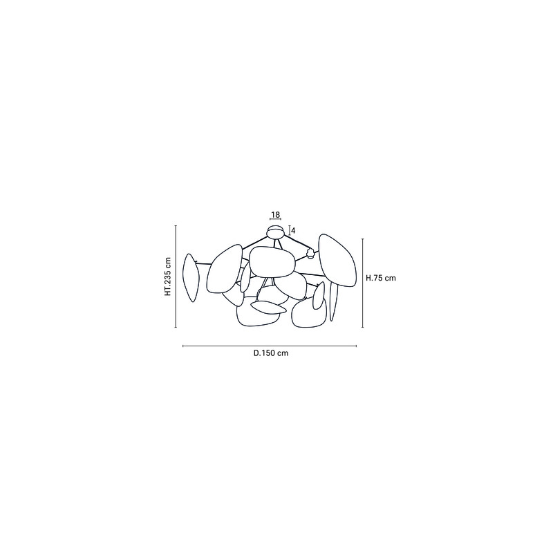 Suspension Screen XXL 70's - Market Set | Comptoir des Lustres