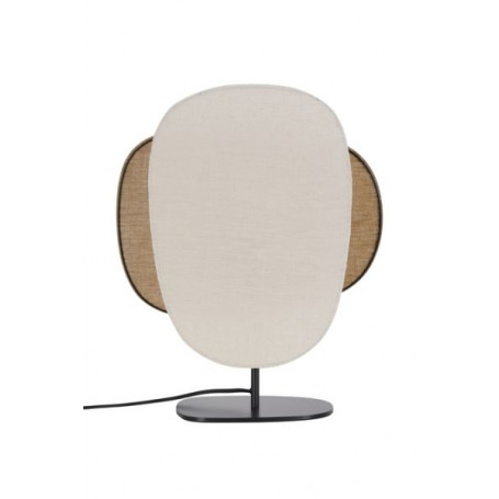 Lampe à poser Screen 70's en lin - Market Set | Comptoir des Lustres