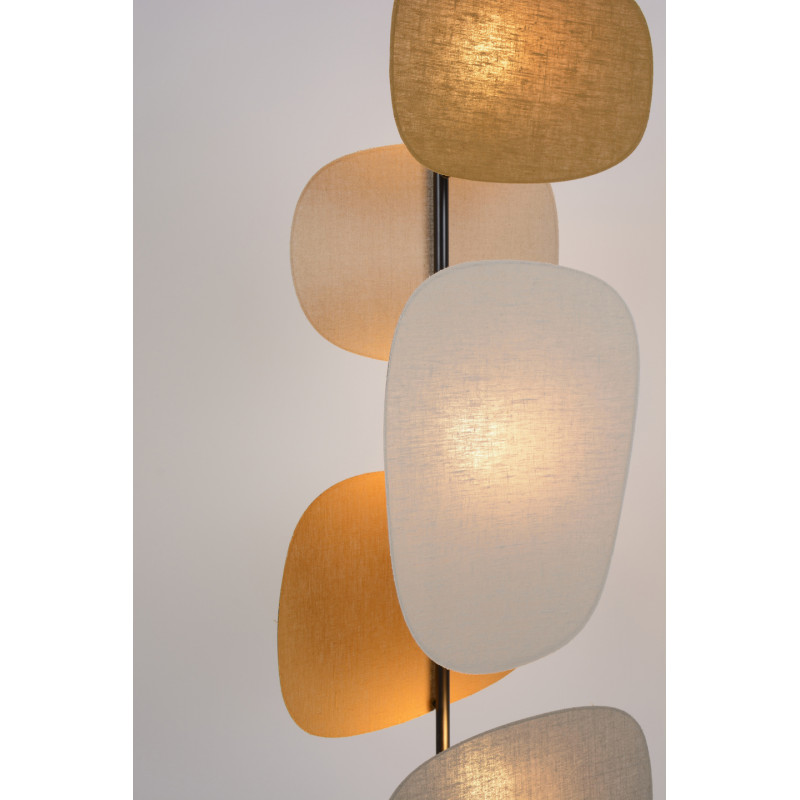 Lampadaire Screen 70's en lin - Market Set | Comptoir des Lustres