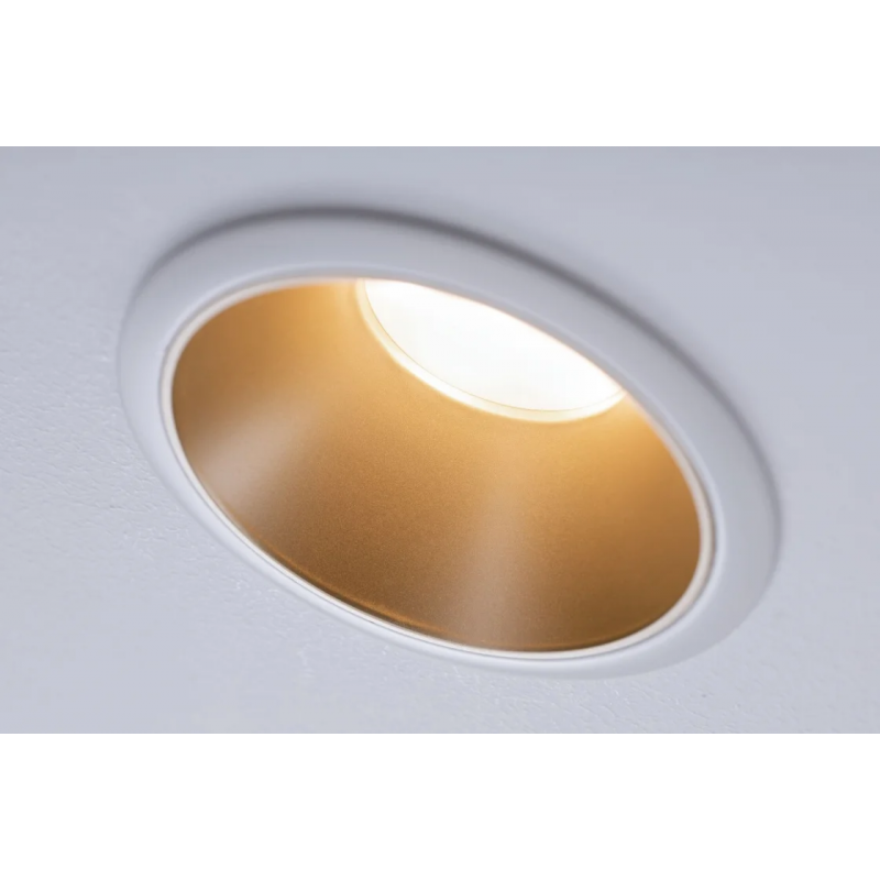 Spot encastré à LED Cole Coin IP44 Or - Paulmann | Comptoir des Lustres
