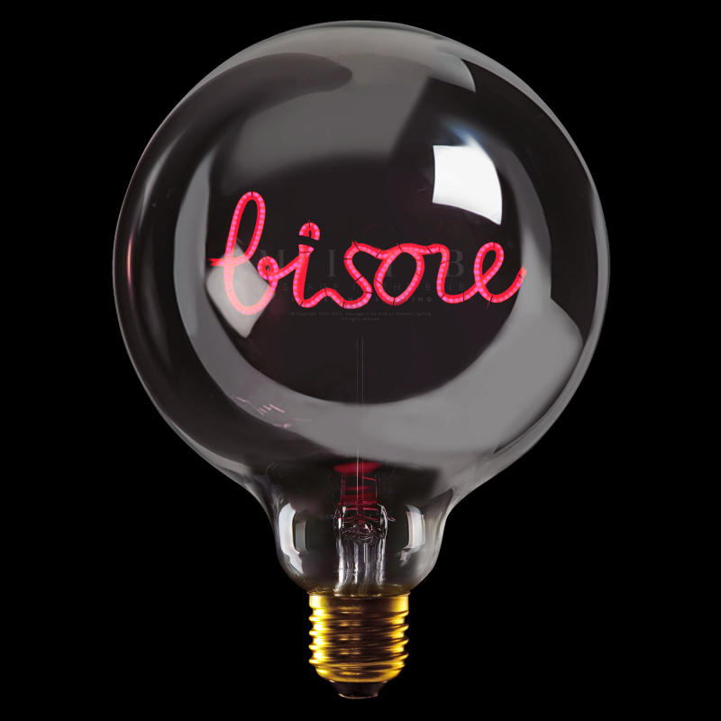 Ampoule LED à filament fumée Bisou Rouge - MITB | Comptoir des Lustres