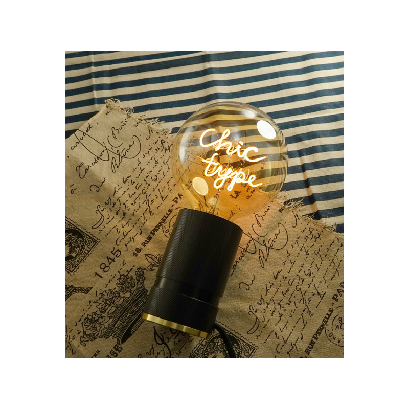 Ampoule LED à filament ambrée Chic type - MITB | Comptoir des Lustres