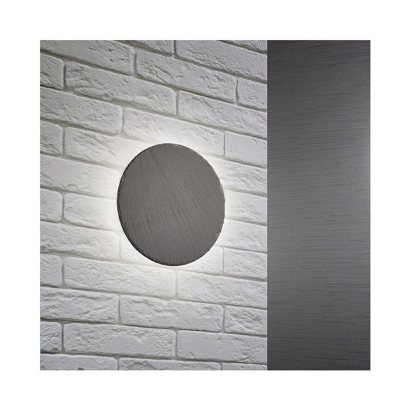 Applique LED Raven en ardoise Disque - Trio Leuchten | Comptoir des Lustres