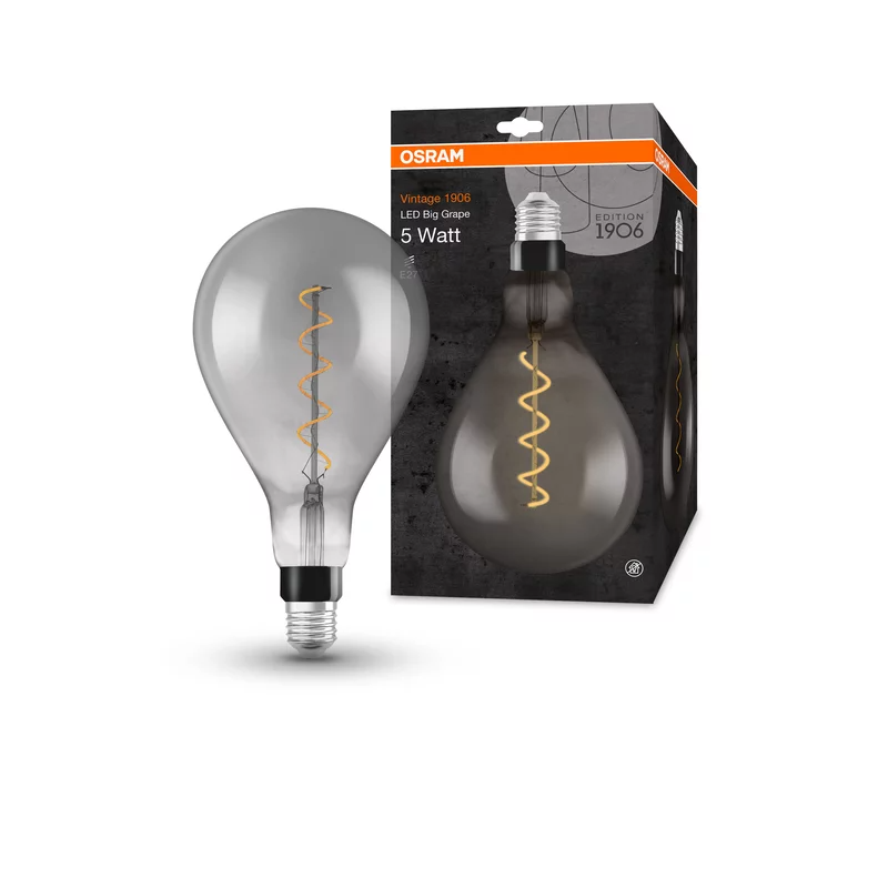 Ampoule LED filament Vintage Edition 1906 Big Grape Fumé OSRAM | Comptoir des Lustres