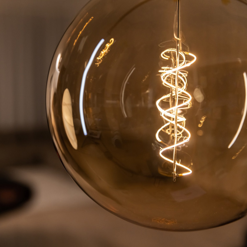 Ampoule LED filament 4W Dimmable Vintage Edition 1906 Big Globe Doré OSRAM | Comptoir des Lustres