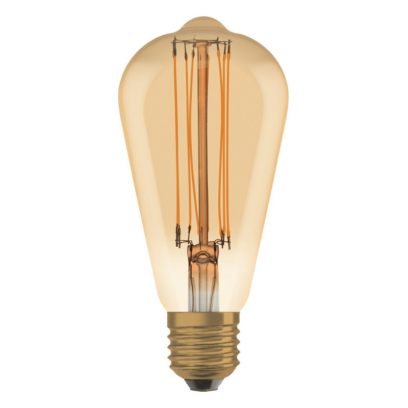 Ampoule Led Filament 5 8w Vintage Edition 1906 Edison Doré Osram