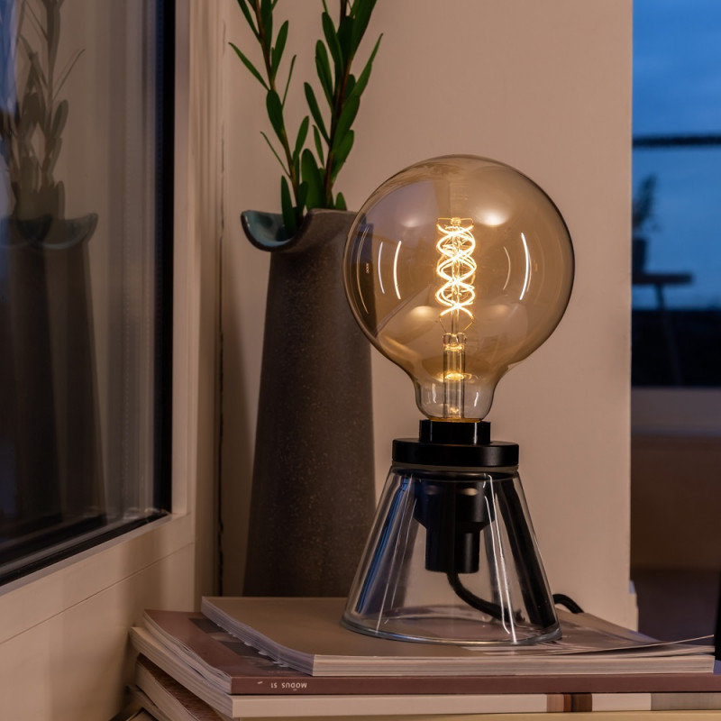 Ampoule LED filament 4.8W Vintage Edition 1906 Globe 125mm Doré OSRAM | Comptoir des Lustres