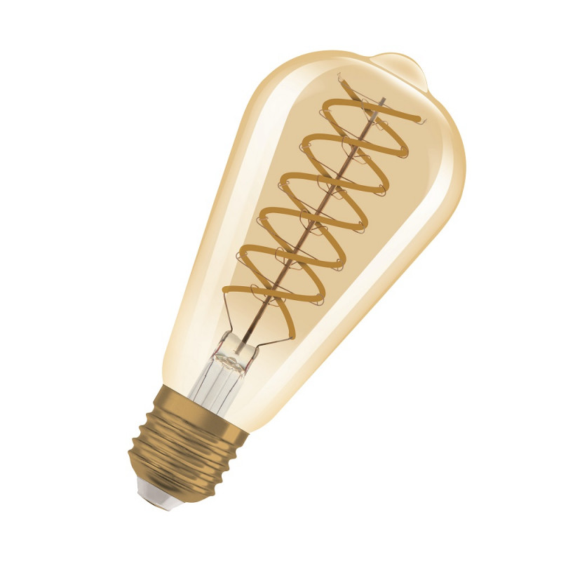 Ampoule Led Filament 8 4w Vintage Edition 1906 Edison E27 Doré Osram