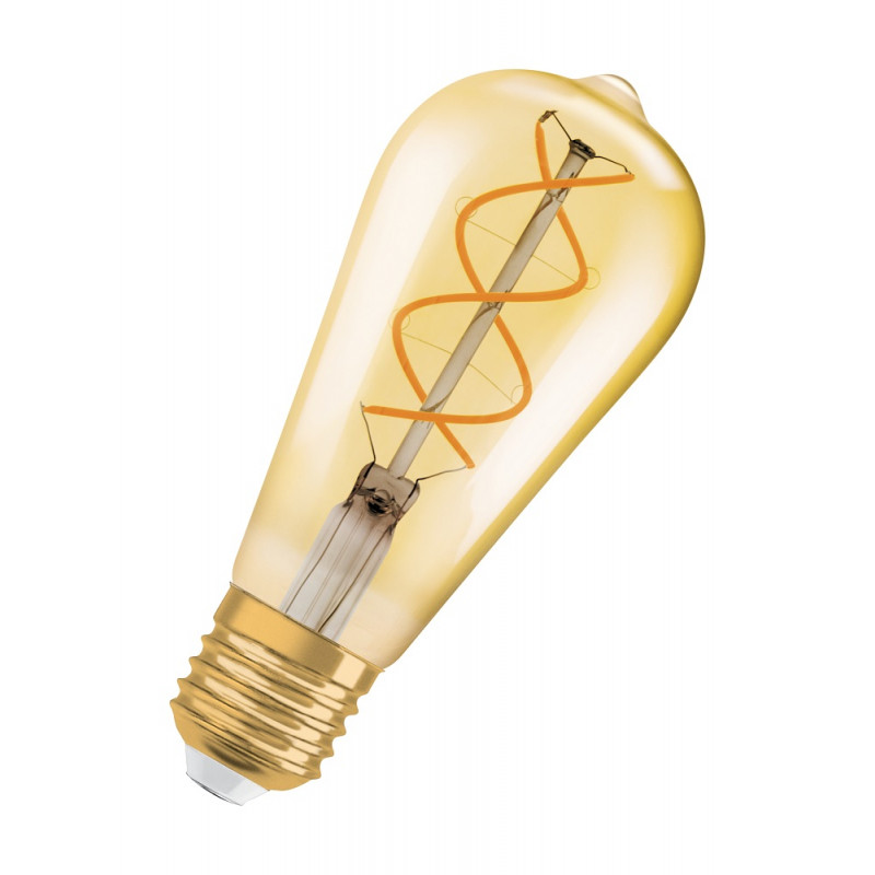 Ampoule Led Filament 4w Vintage Edition 1906 Edison E27 Doré Osram