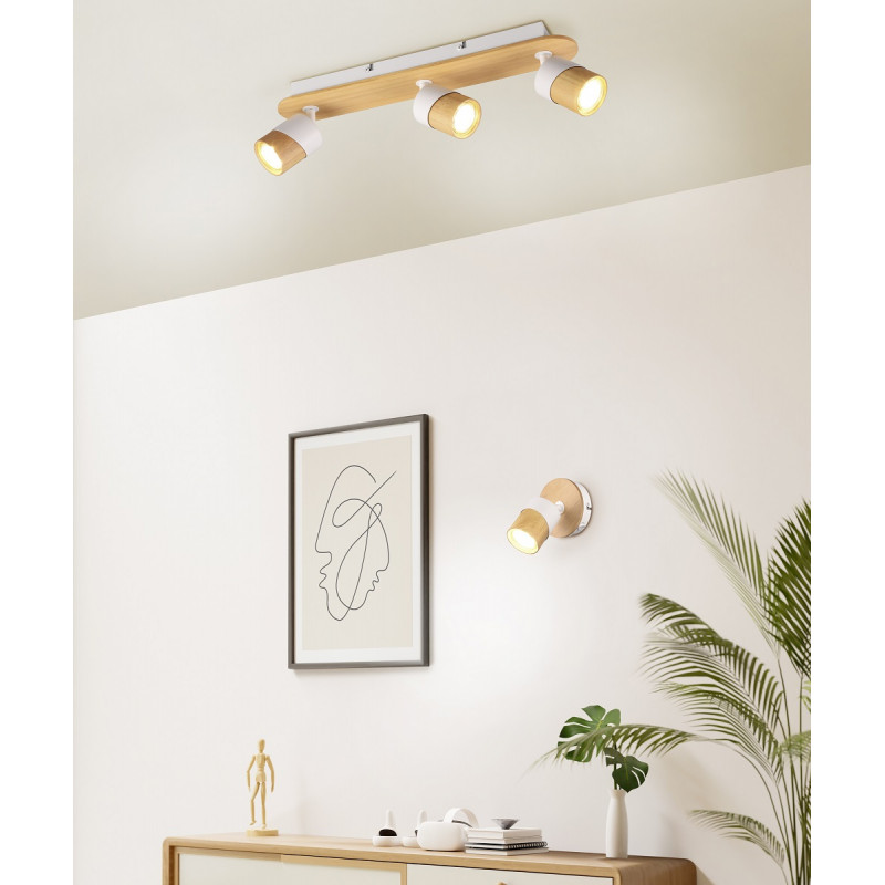 Barre 3 spots orientables Aruni - Trio Leuchten | Comptoir des Lustres