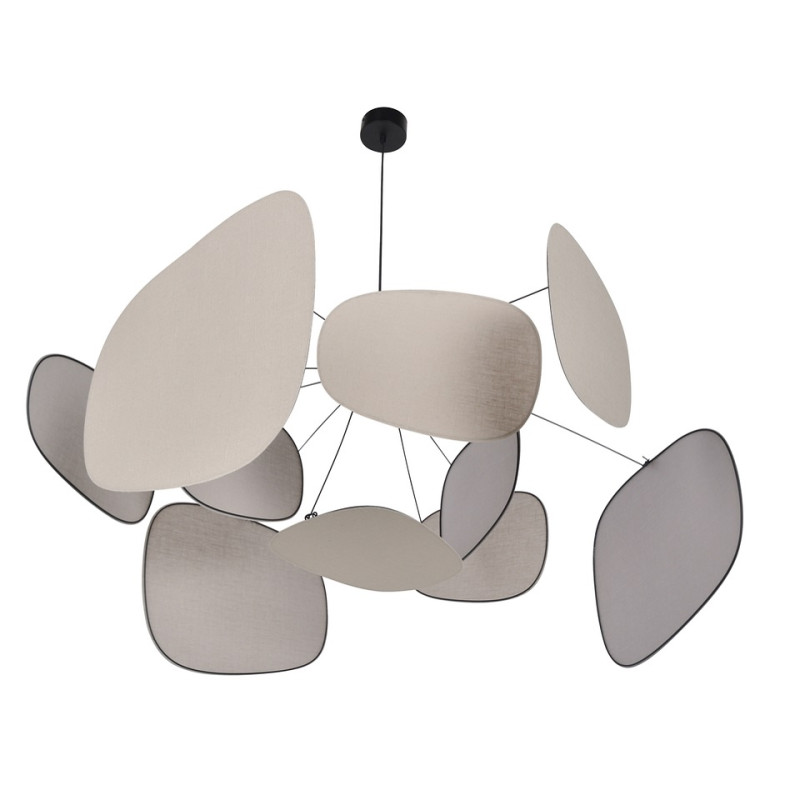 Suspension Screen 70's Lin Bouleau - Market Set | Comptoir des Lustres