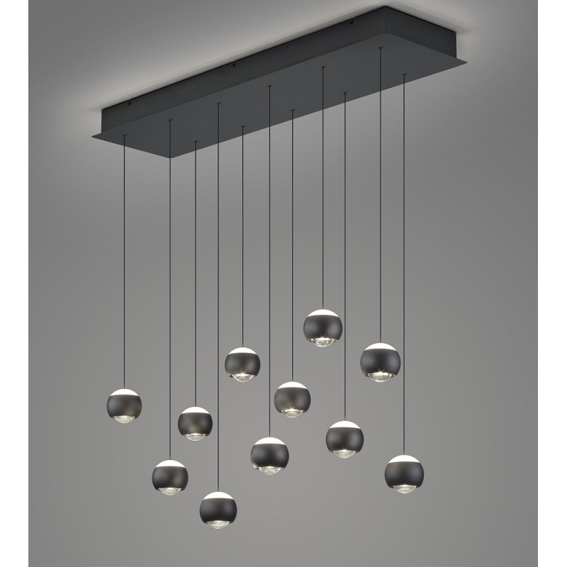 Suspension LED Cannon 11 lampes linéaire - Musterring | Comptoir des ...