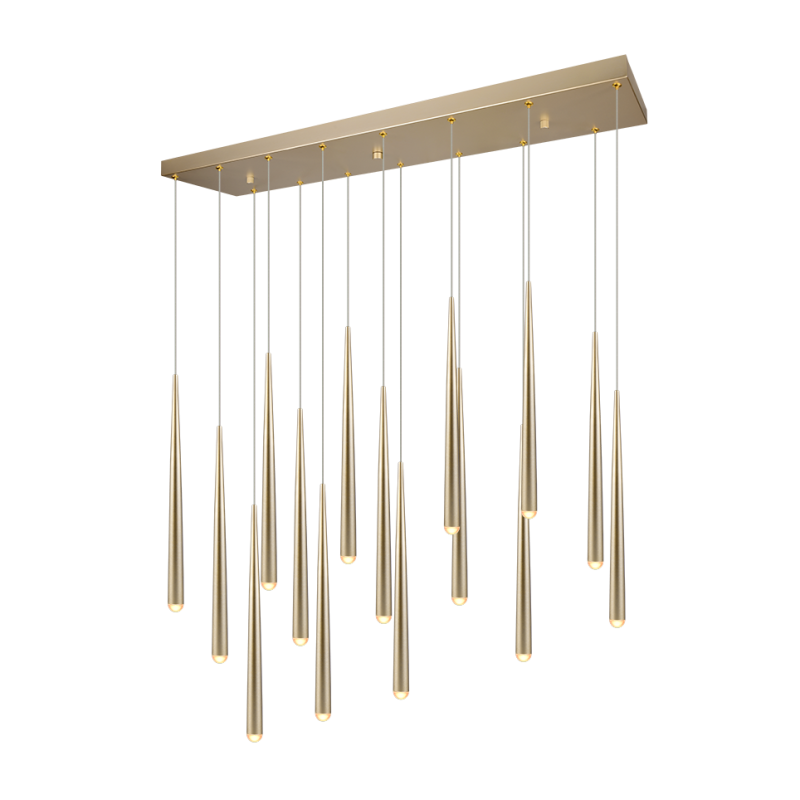 Suspension LED Cala linéaire - Trio Lighting | Comptoir des Lustres