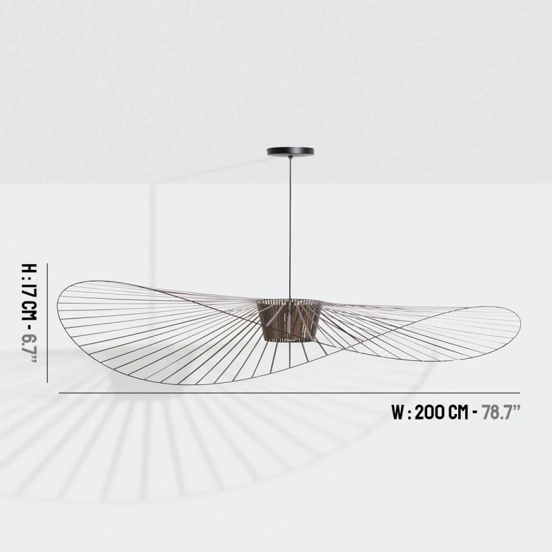 Suspension Vertigo Grand Bronze - Petite Friture | Comptoir des Lustres
