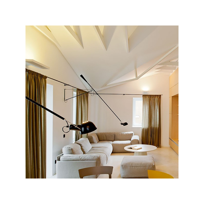 Applique 265 Noir - Paolo Rizzatto - Flos | Comptoir des Lustres