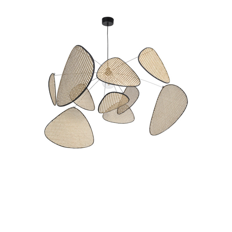 Suspension Screen XL en cannage - Market Set | Comptoir des Lustres