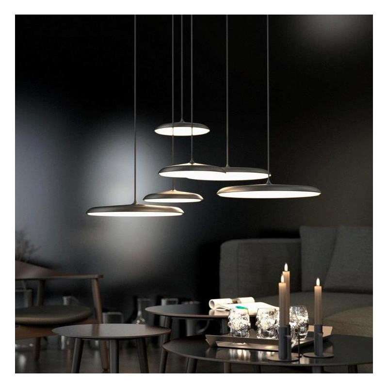 Suspension LED Artist 25 cm Noir - Nordlux | Comptoir des Lustres